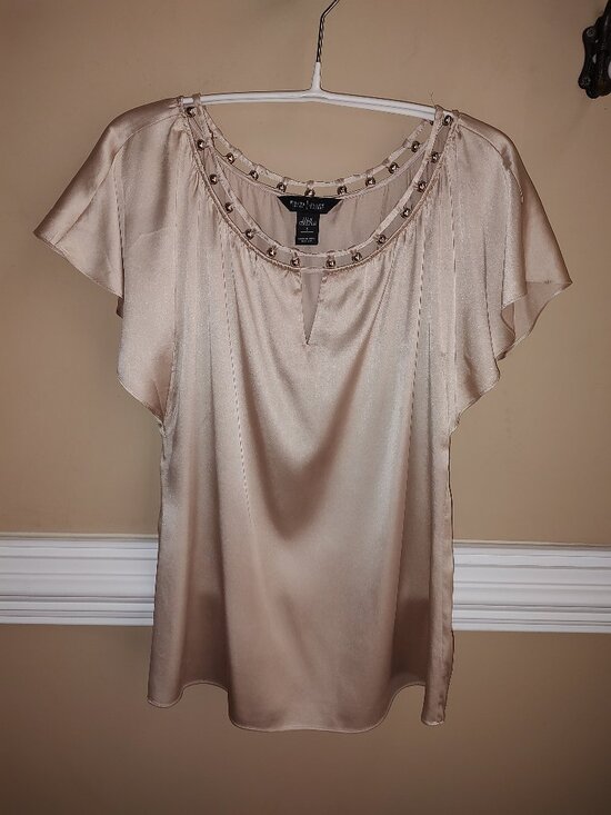 White House Black Market | Tops | White House Black Market Silk Blouse ...
